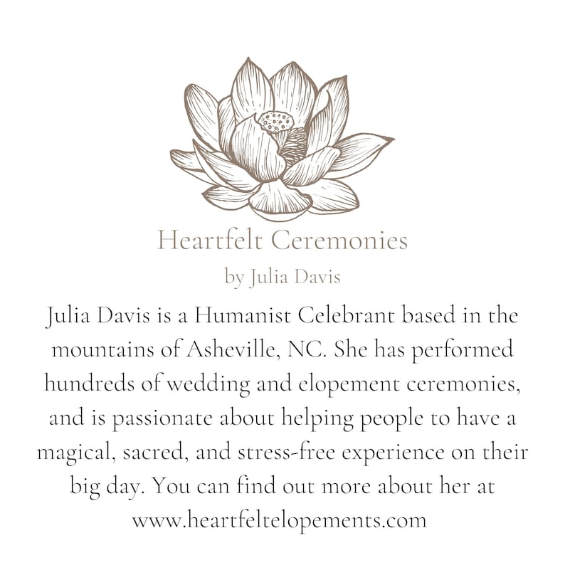 Unique & Modern Wedding Ceremony | Wedding Officiant Script - Etsy