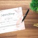 Marriage Certificate Keepsake - Etsy