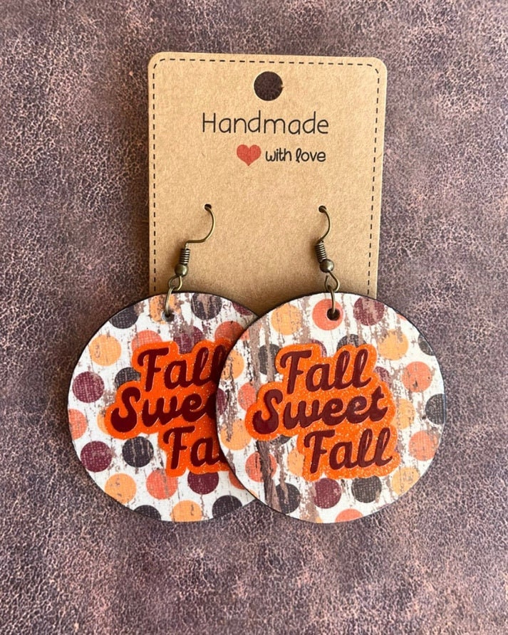 Fall Earrings, Autumn Earrings, Fall Gifts, Fall Sweet Fall Gifts, Fall ...