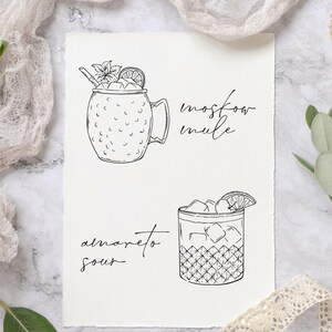 Cocktails Procreate Brush Stamps, Signature Cocktail , Procreate Drink ...