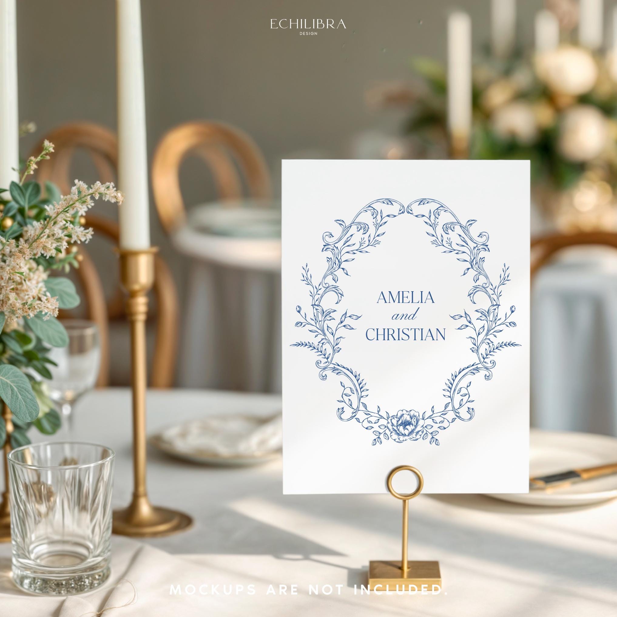 Vintage Baroque Floral Frame SVG, PNG, Hand Dawn Wedding Ornate Design ...