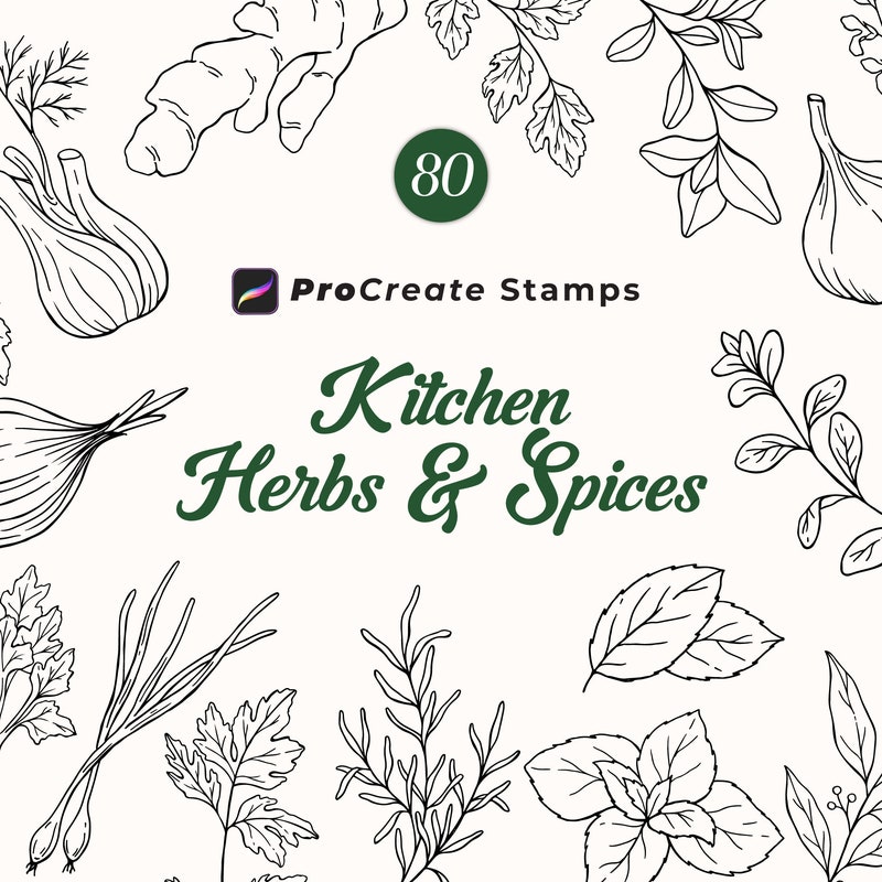Vegetable and Herb Stamps - Etsy