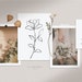 Botanical Line Art, Minimalistic Line Flowers, Botanical Line Art ...