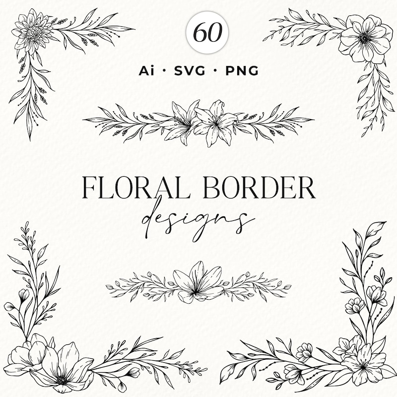 Stencil Vine Flowers - Etsy