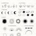 Celestial Designs SVG Bindle, Magic Clipart, Witchcraft PNG, Mystic ...