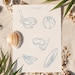 Coastal Summer SVG Bundle: Nautical Clipart, Beach Ocean Icons (digital ...