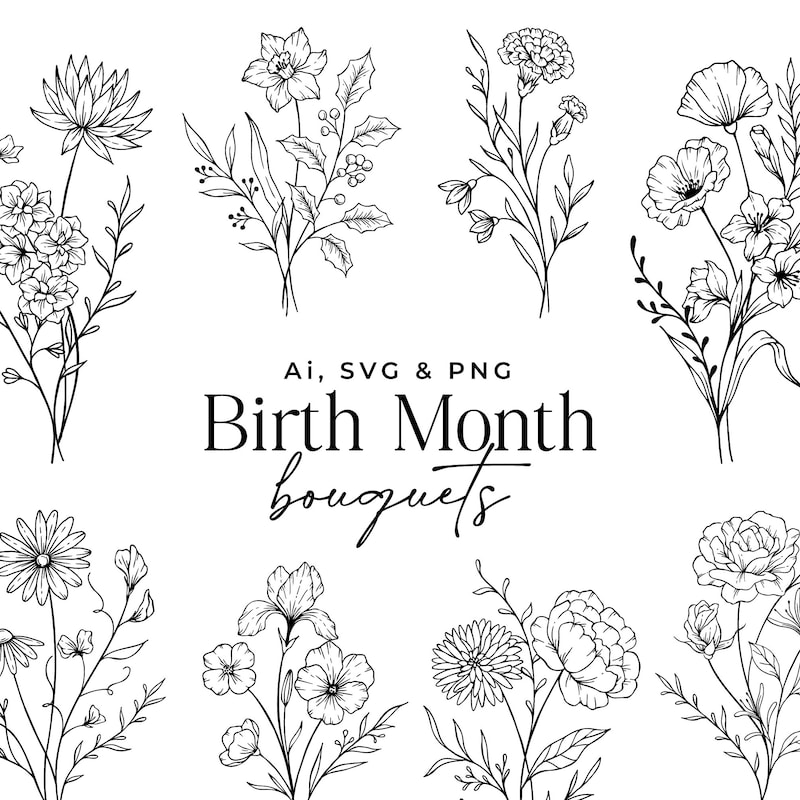 June Birth Flower Art Print - Etsy