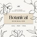 Botanical Line Art, Minimalistic Line Flowers, Botanical Line Art ...
