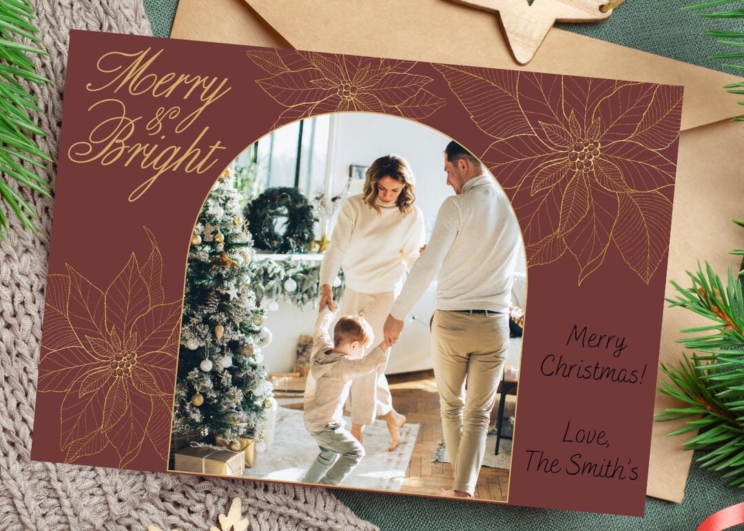 Instant Download Christmas Card, Digital Holiday Card, Happy Holidays ...