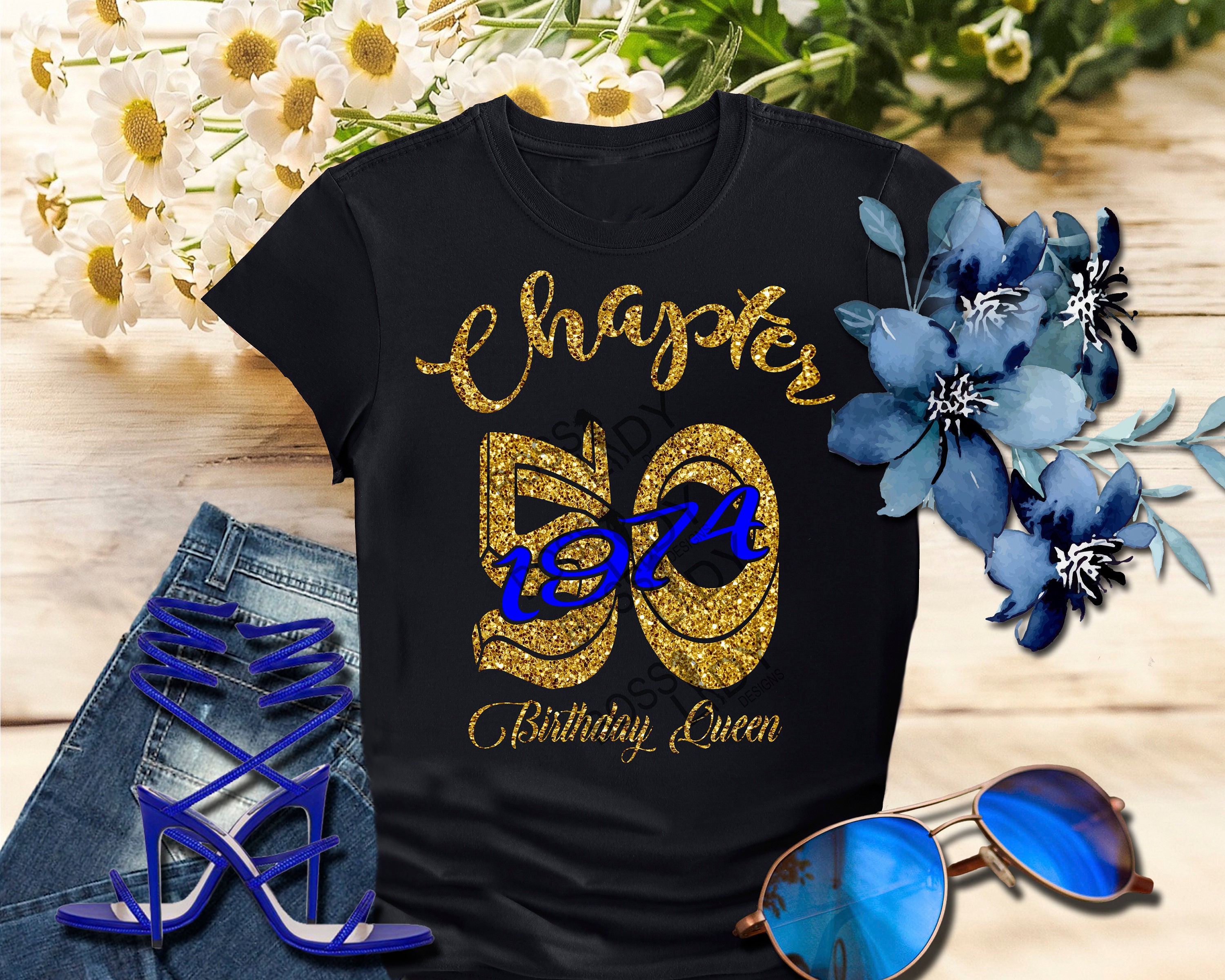 Chapter 50 Birthday Queen PNG Birthday Heels SVG 50th Birthday Gift PNG ...