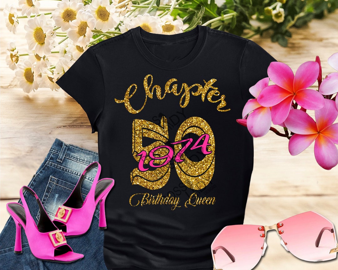 Chapter 50 Birthday Queen PNG | Birthday Heels SVG | 50th Birthday Gift ...
