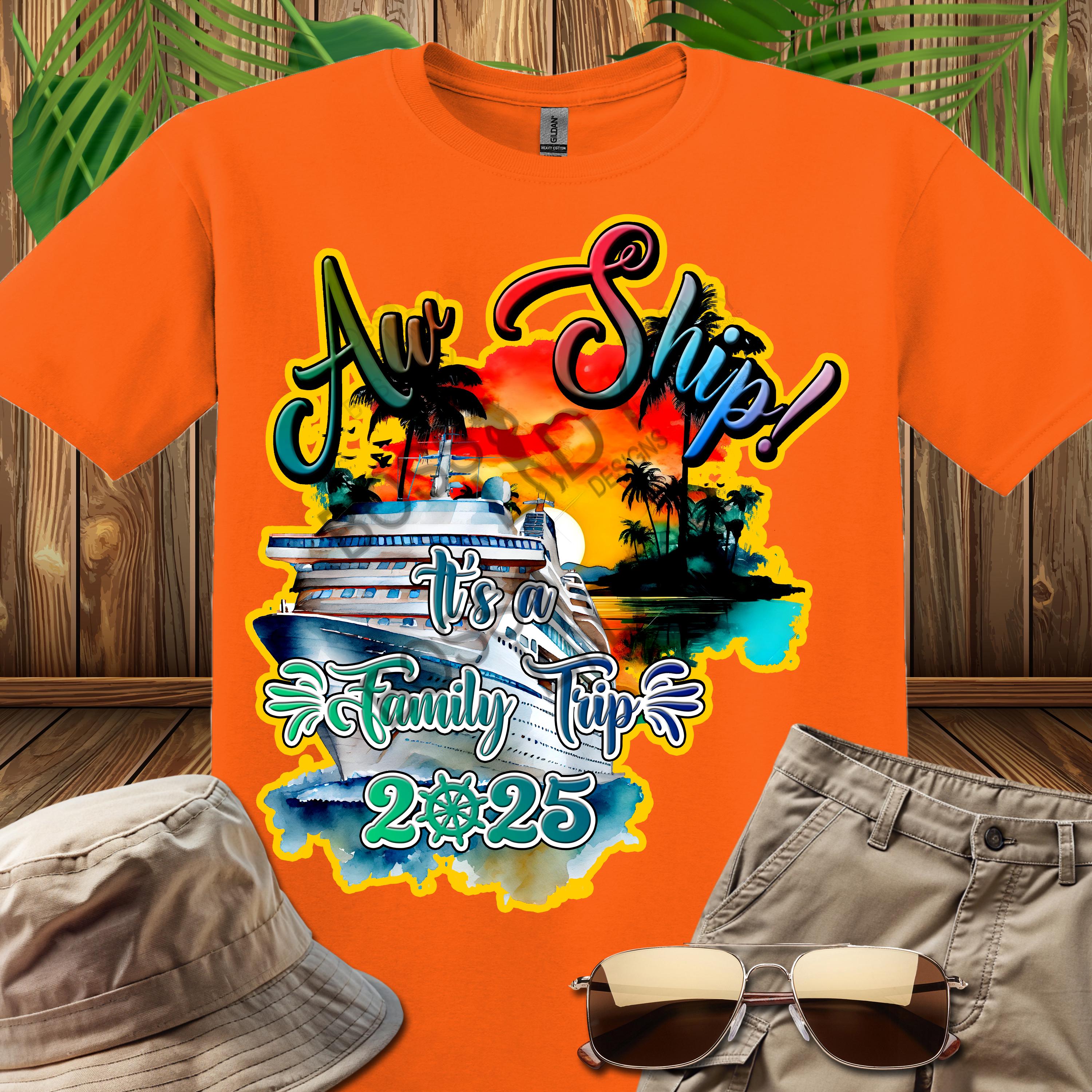 Aw Ship It's a Family Trip 2025 Svg, Cruise Svg, Trip Svg, Cruise PNG ...