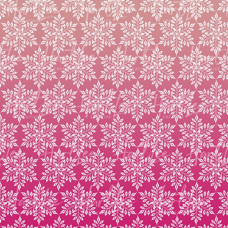 Snowflake Seamless Background Repeat • Winter Christmas Repeating ...
