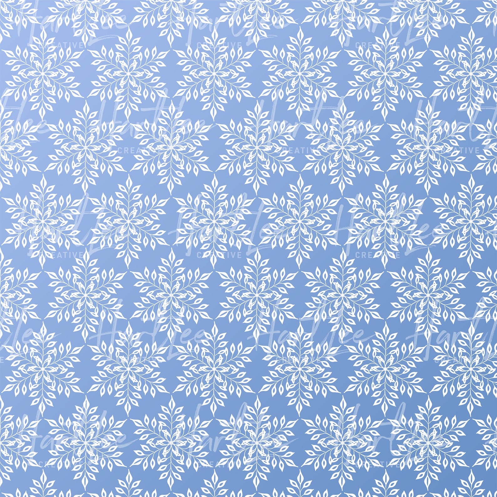 Snowflake Seamless Background Repeat • Winter Christmas Repeating ...