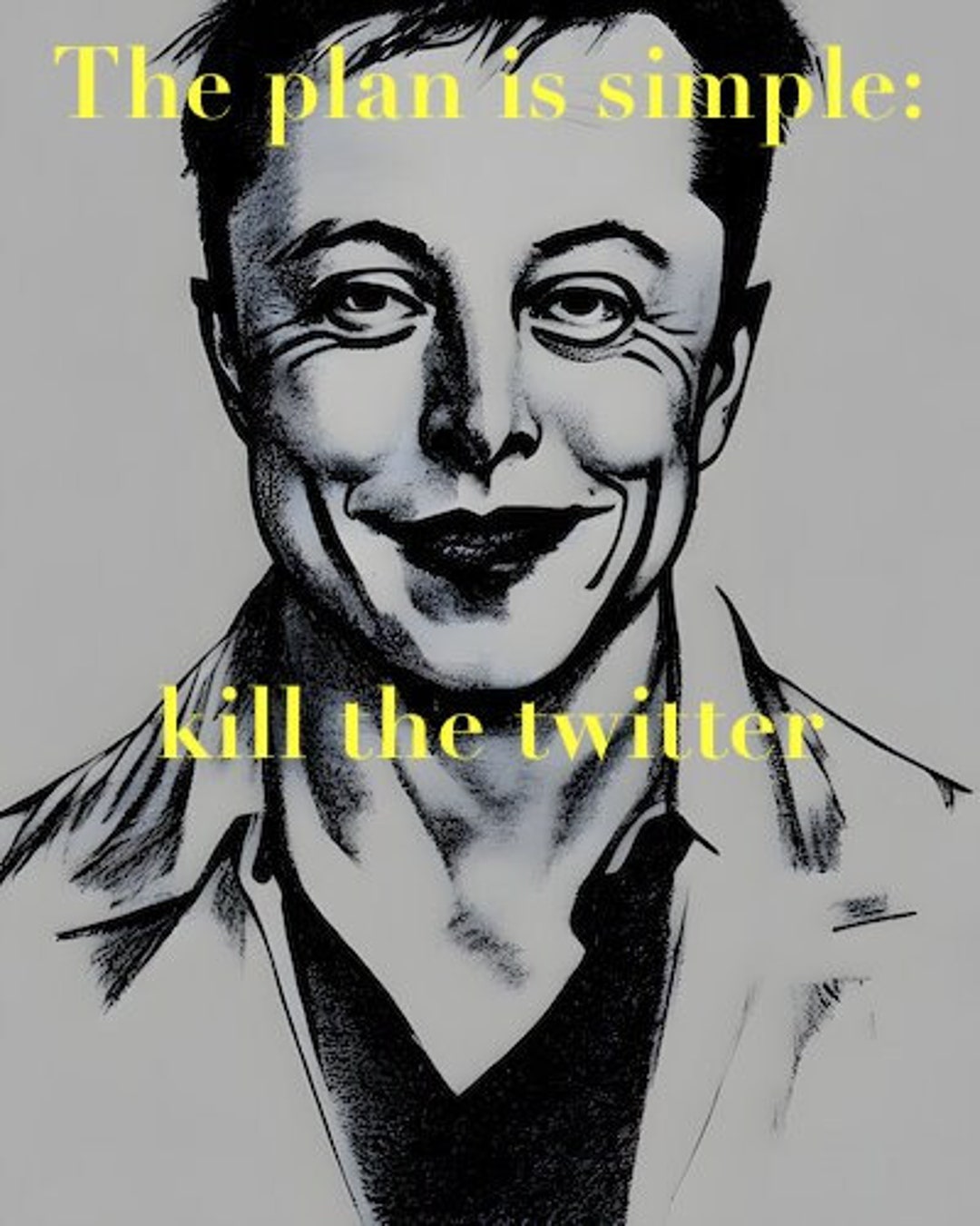 Elon Musk As A Clown 5 Pic Set Etsy