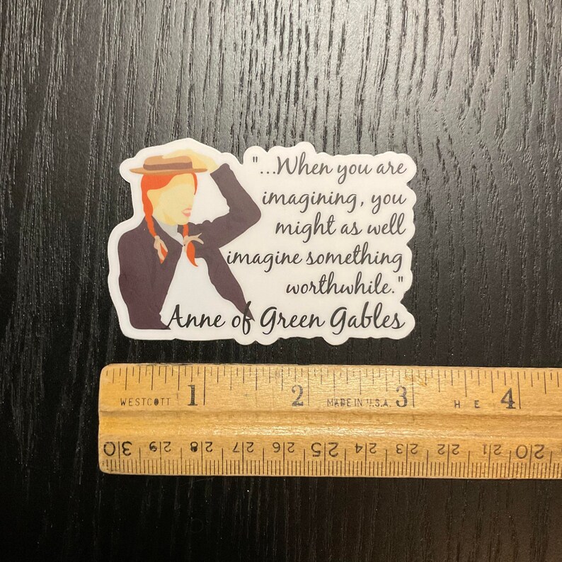 Anne Shirley Sticker Anne of Green Gables Sticker Anne - Etsy