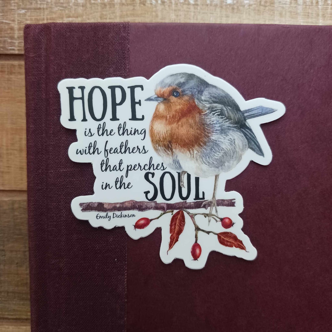 Emily Dickinson Sticker 2, Water Bottle Sticker, Laptop Decal, Poetry ...