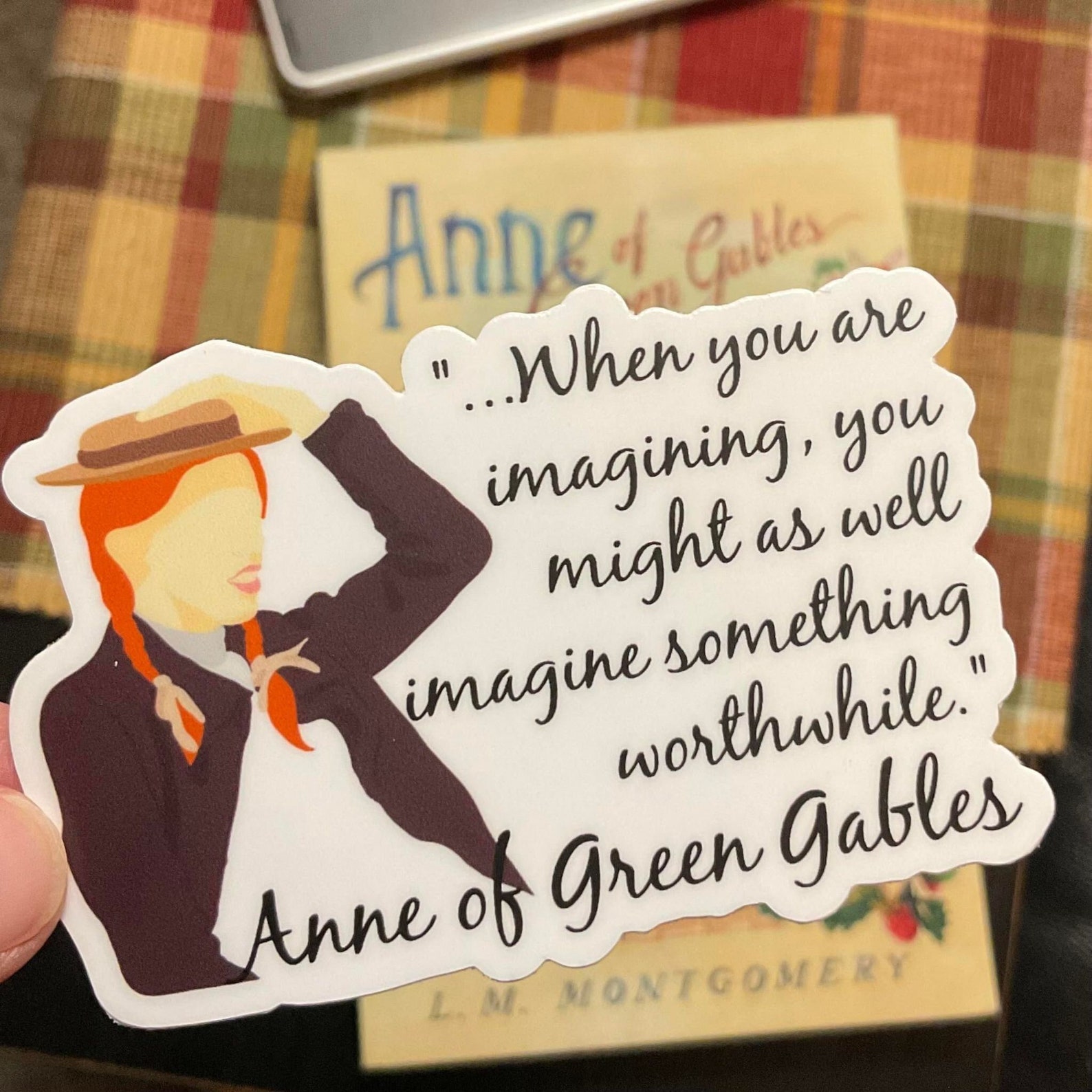 Anne Shirley Sticker Anne of Green Gables Sticker Anne - Etsy