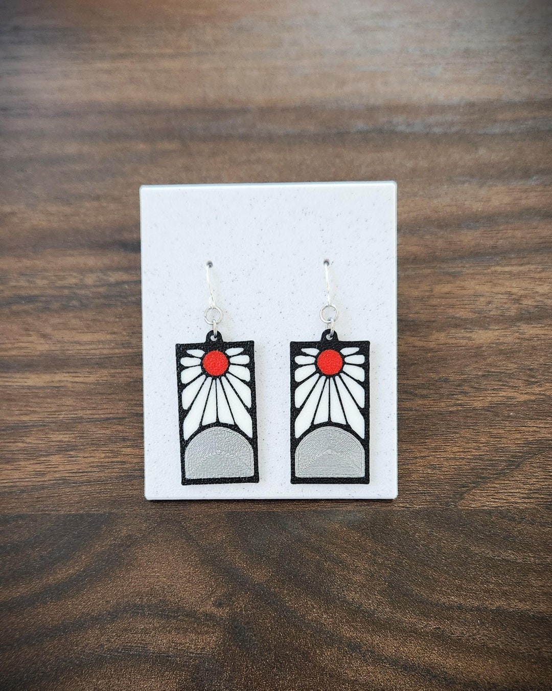Hanafuda Earrings, 3D Printed, Anime & Cosplay, Dangle Earrings - Etsy