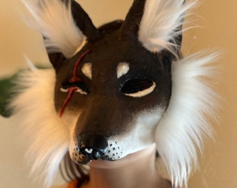 Grey Wolf Therian Mask - Etsy
