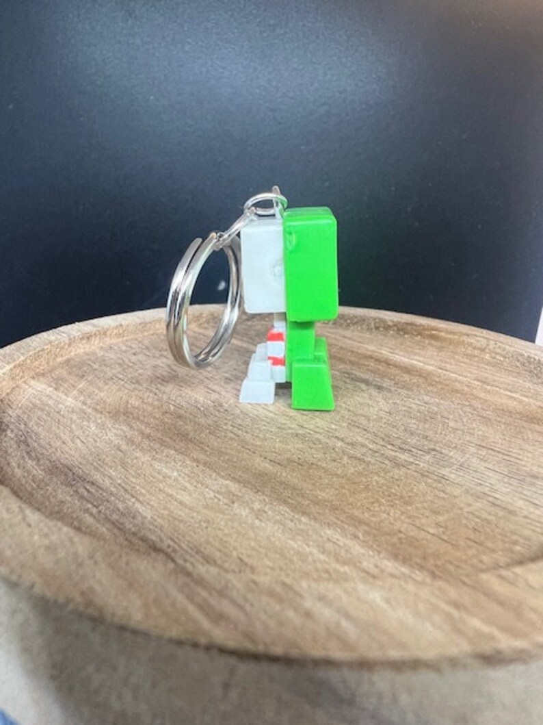 Minecraft Creeper Keychain - Etsy