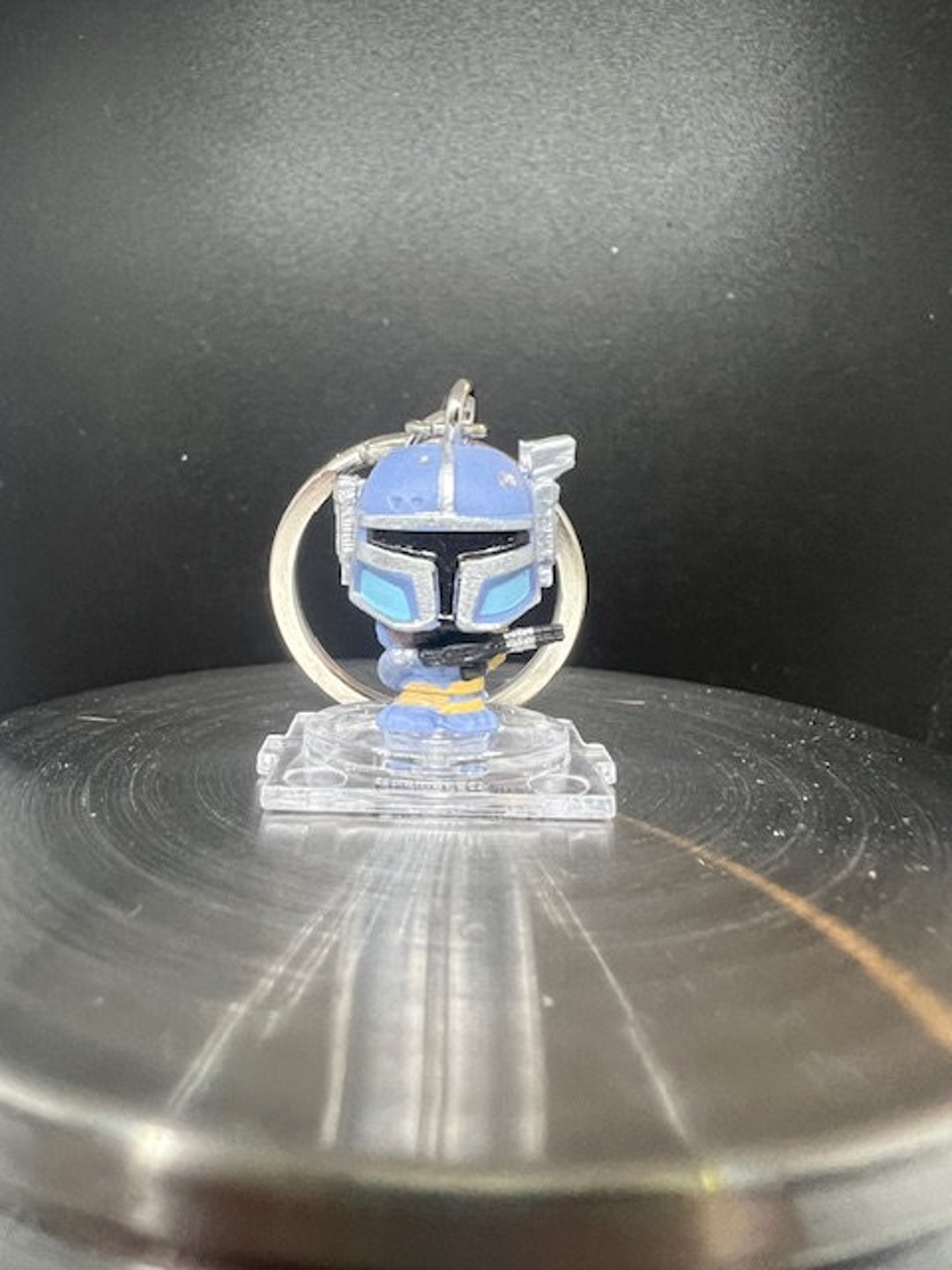 A Mandalorian Keychain (star Wars Bitty Pops) - Etsy