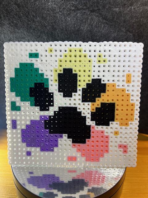 Pawprint Perler Bead Wall Art - Etsy