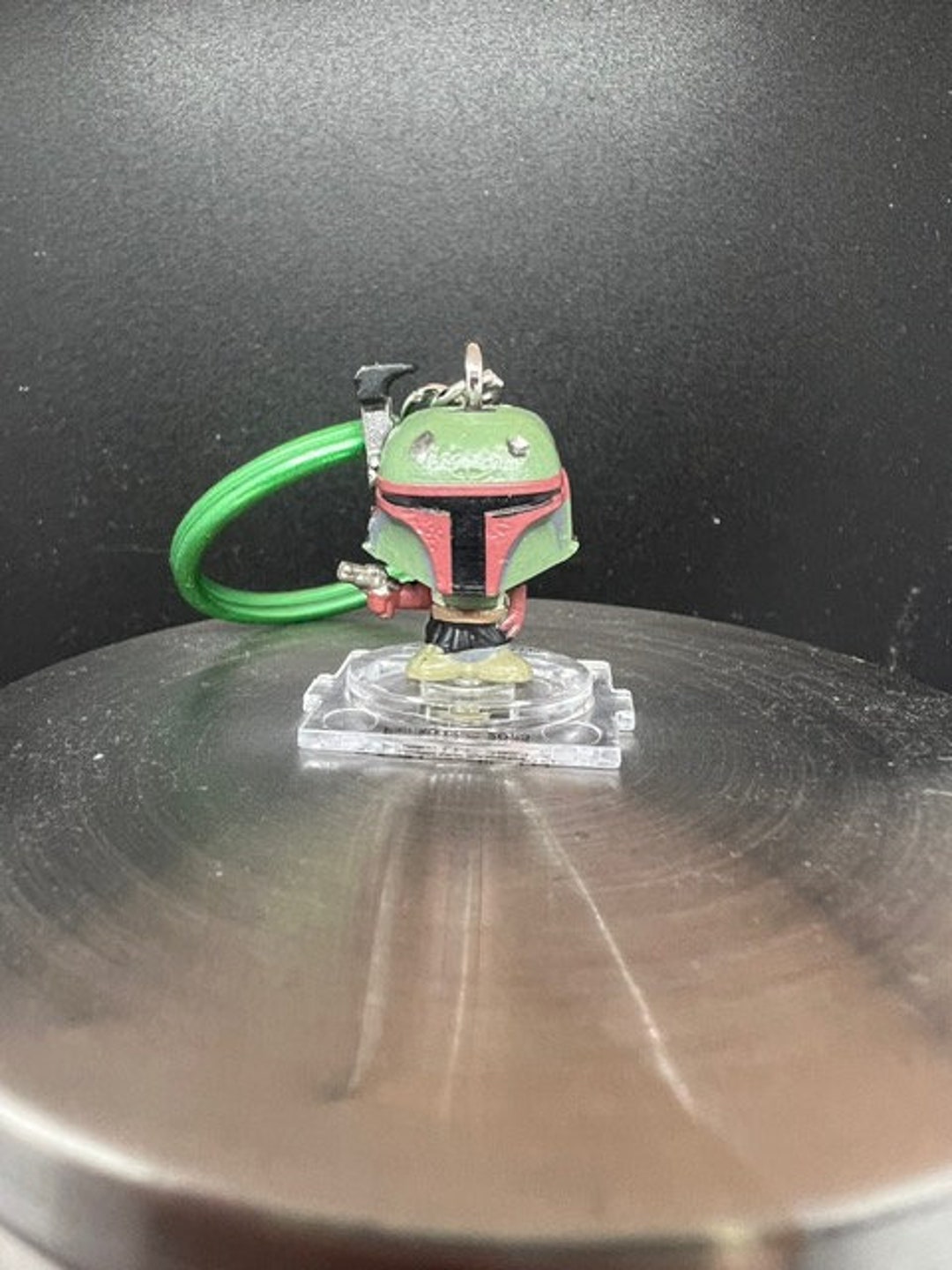 Boba Fett Keychain star Wars Mandalorian Bitty Pop - Etsy
