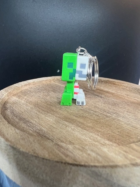 Minecraft Creeper Keychain - Etsy
