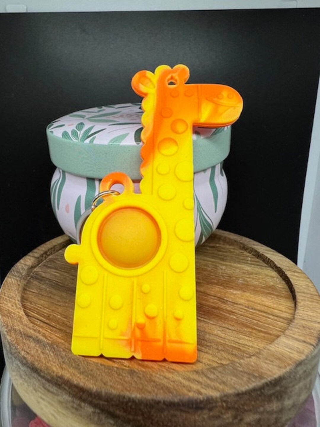 Small Giraffe Pop-it Keychain - Etsy