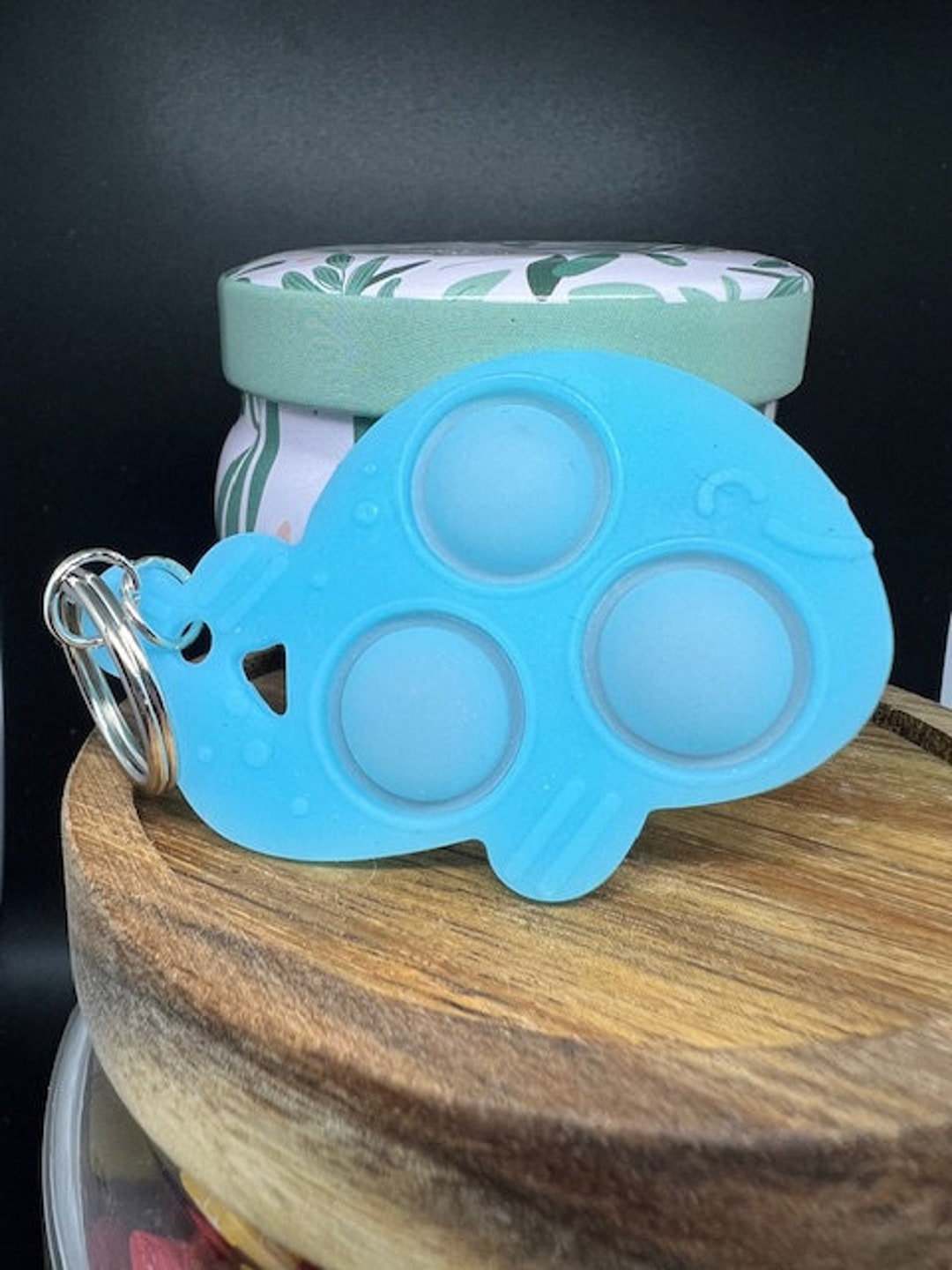 Small Whale Pop-it Keychain - Etsy