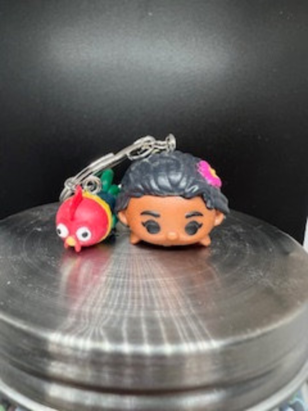 Moana and Heihei Keychain - Etsy
