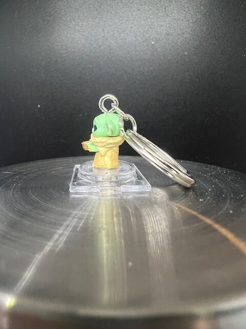 Baby Yoda/grogu Drinking Soup Keychain star Wars Bitty Pop - Etsy