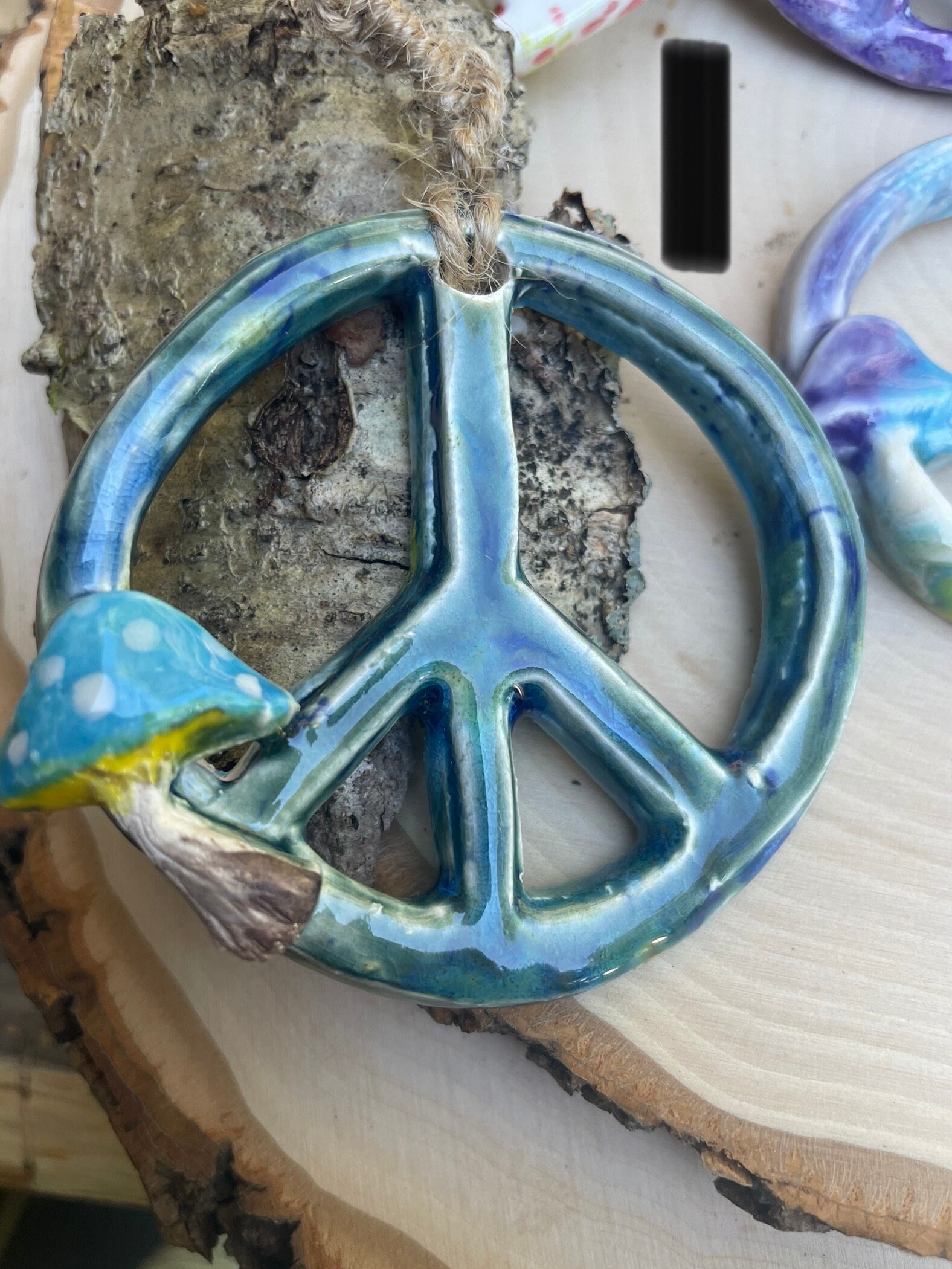 Peace, Peace Sign, Pottery, Mushroom, Mushrooms, Ceramic, Handmade ...