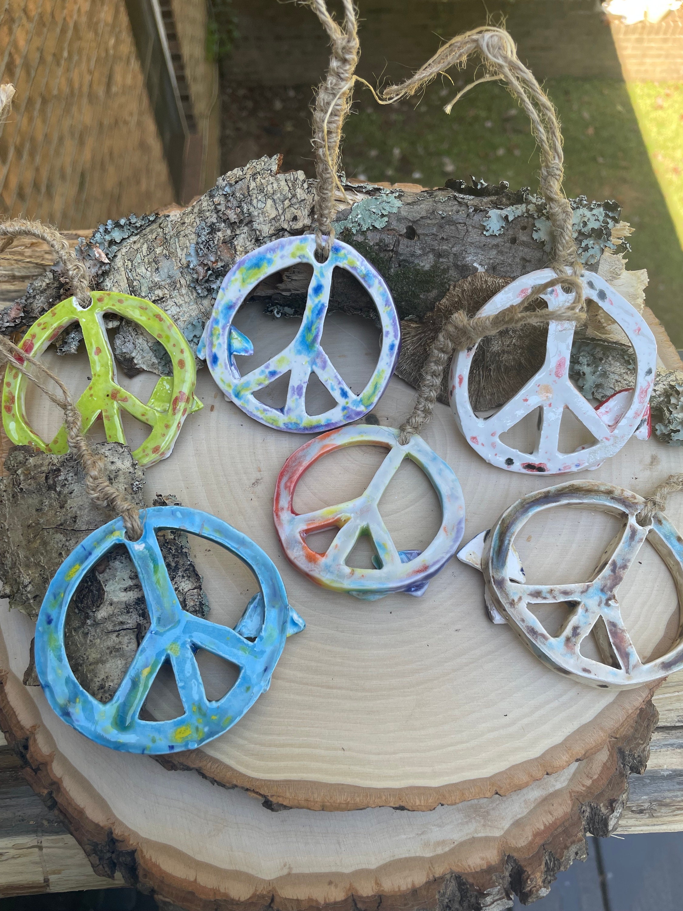 Peace, Peace Sign, Pottery, Mushroom, Mushrooms, Ceramic, Handmade ...
