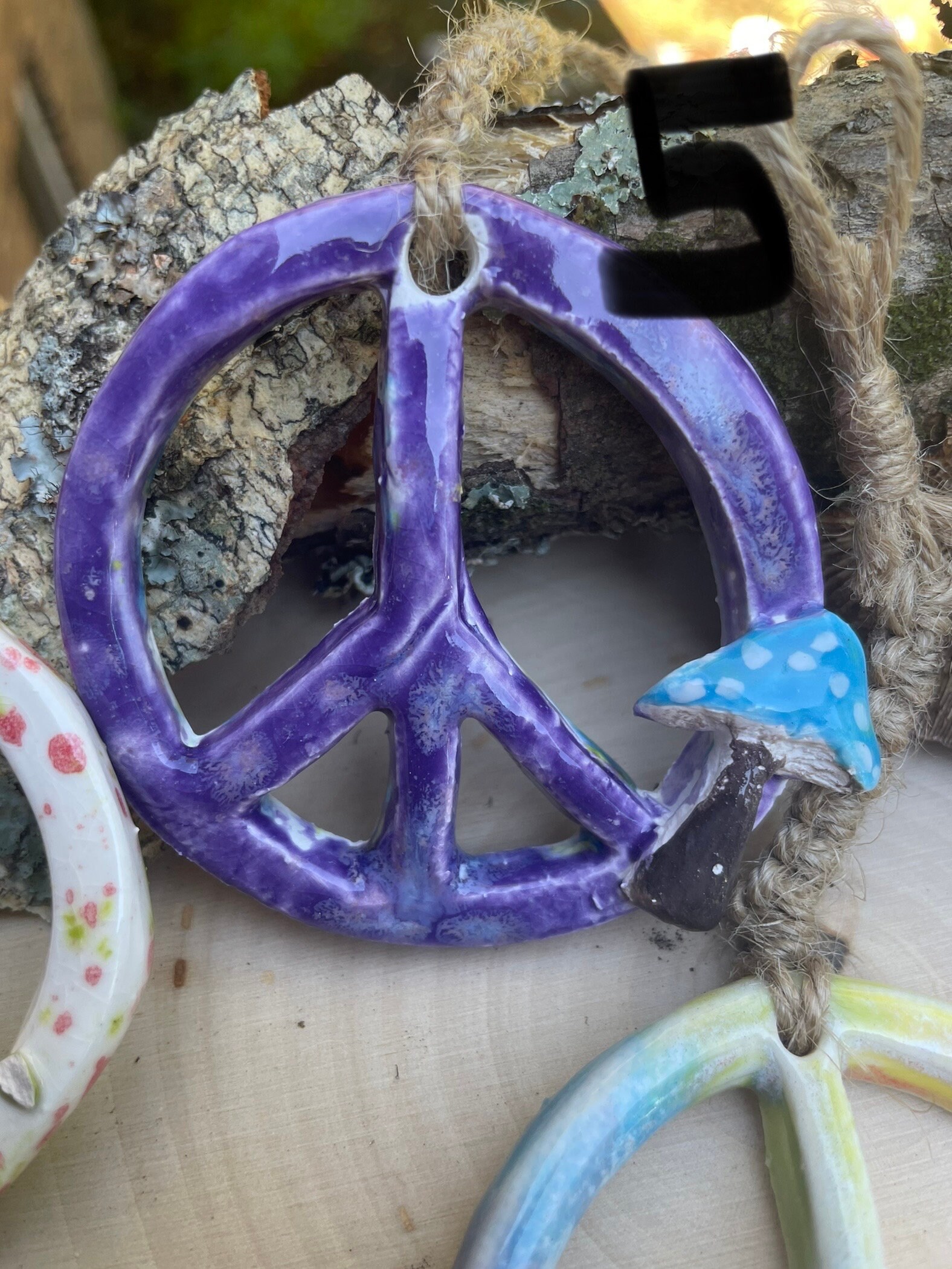 Peace, Peace Sign, Pottery, Mushroom, Mushrooms, Ceramic, Handmade ...