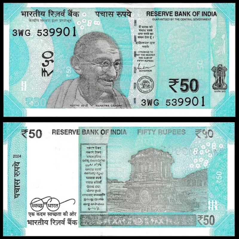 Indian Rupee Notes - Etsy