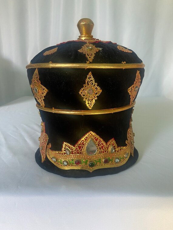 Traditional Thai Ram Golden Bird Dance Headdress Crow… - Gem