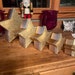 Five-piece Assorted Gold Star Gift Boxes in Various Sizes Golden ...
