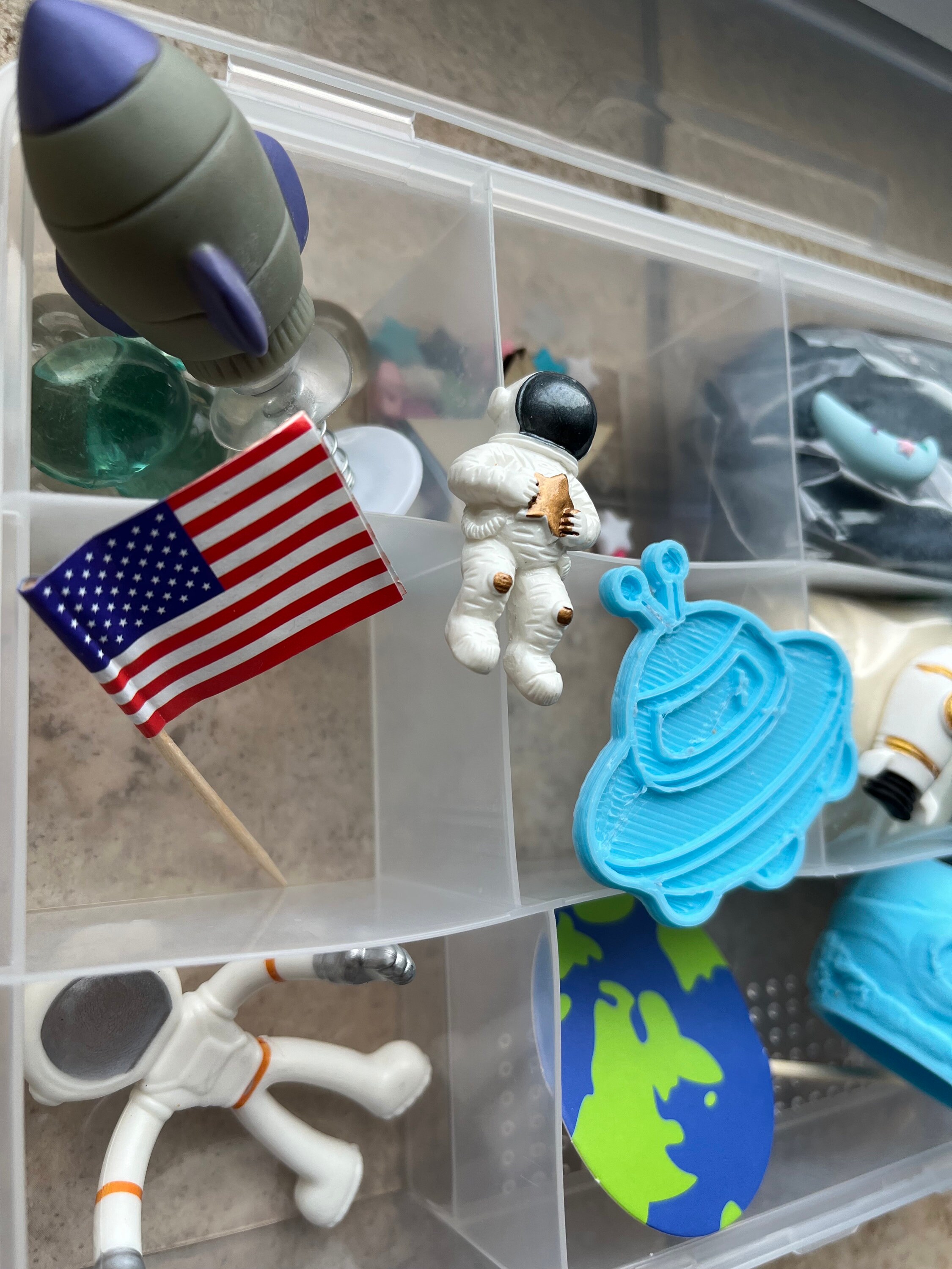 Astronaut Space Playdough Sensory Kit - Etsy