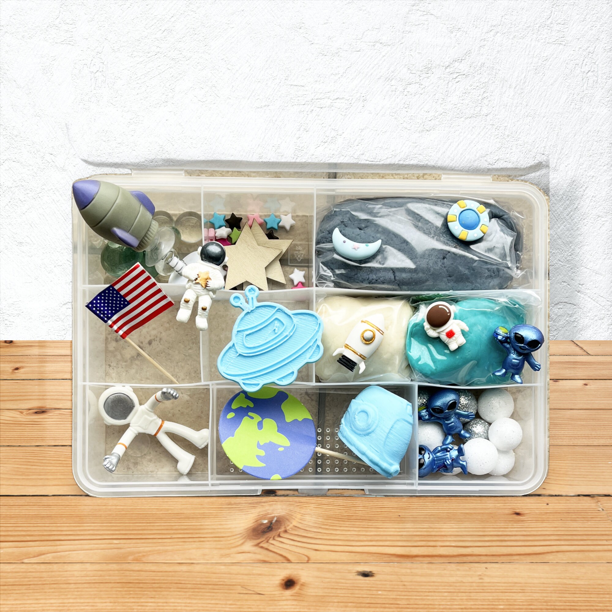 Astronaut Space Playdough Sensory Kit - Etsy