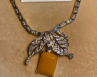 Nina Ricci Signed LOGO Necklace. Triple 22kt Gold Plated, NR Logo ...