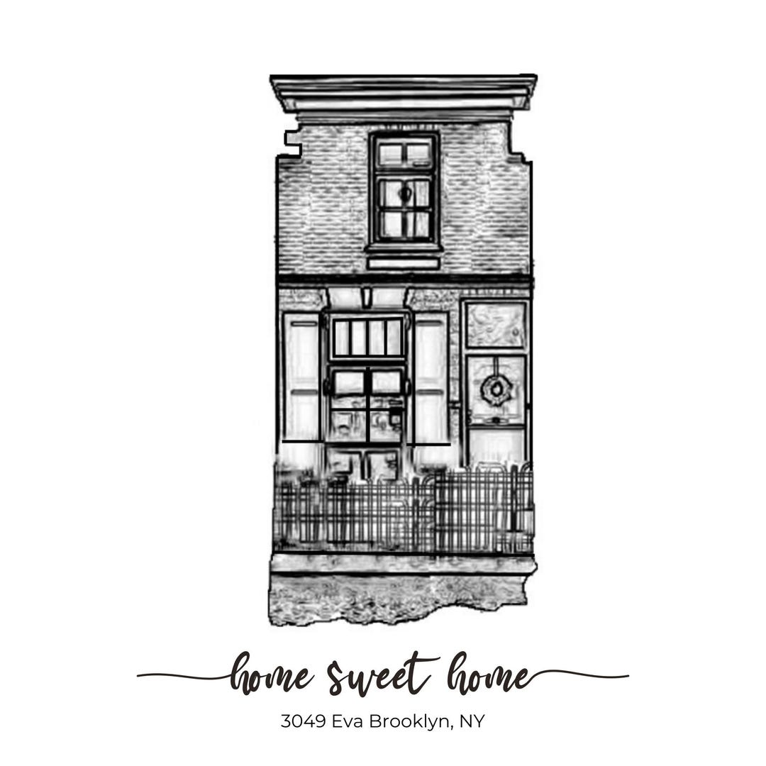 Custom Pencil House Sketch, Housewarming Gifts, House Portrait, House ...
