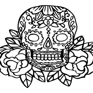 20 Sugar Skull Coloring Pages, A Fun and Creative Way to Celebrate Day ...