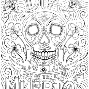 20 Sugar Skull Coloring Pages, A Fun and Creative Way to Celebrate Day ...