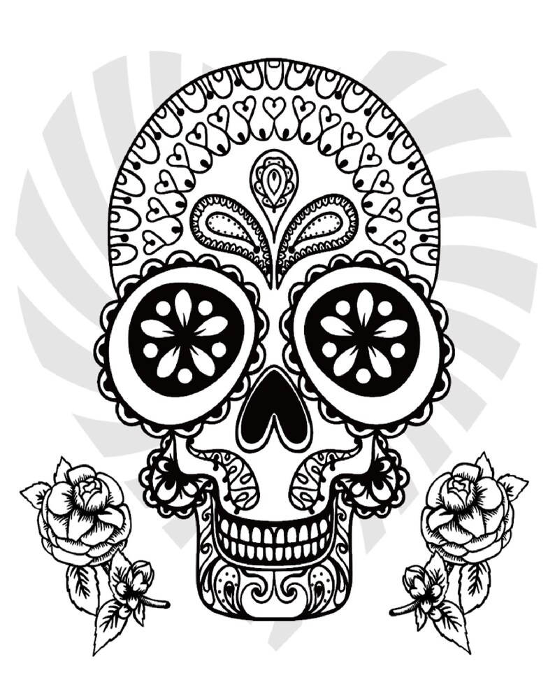 20 Sugar Skull Coloring Pages, A Fun and Creative Way to Celebrate Day ...
