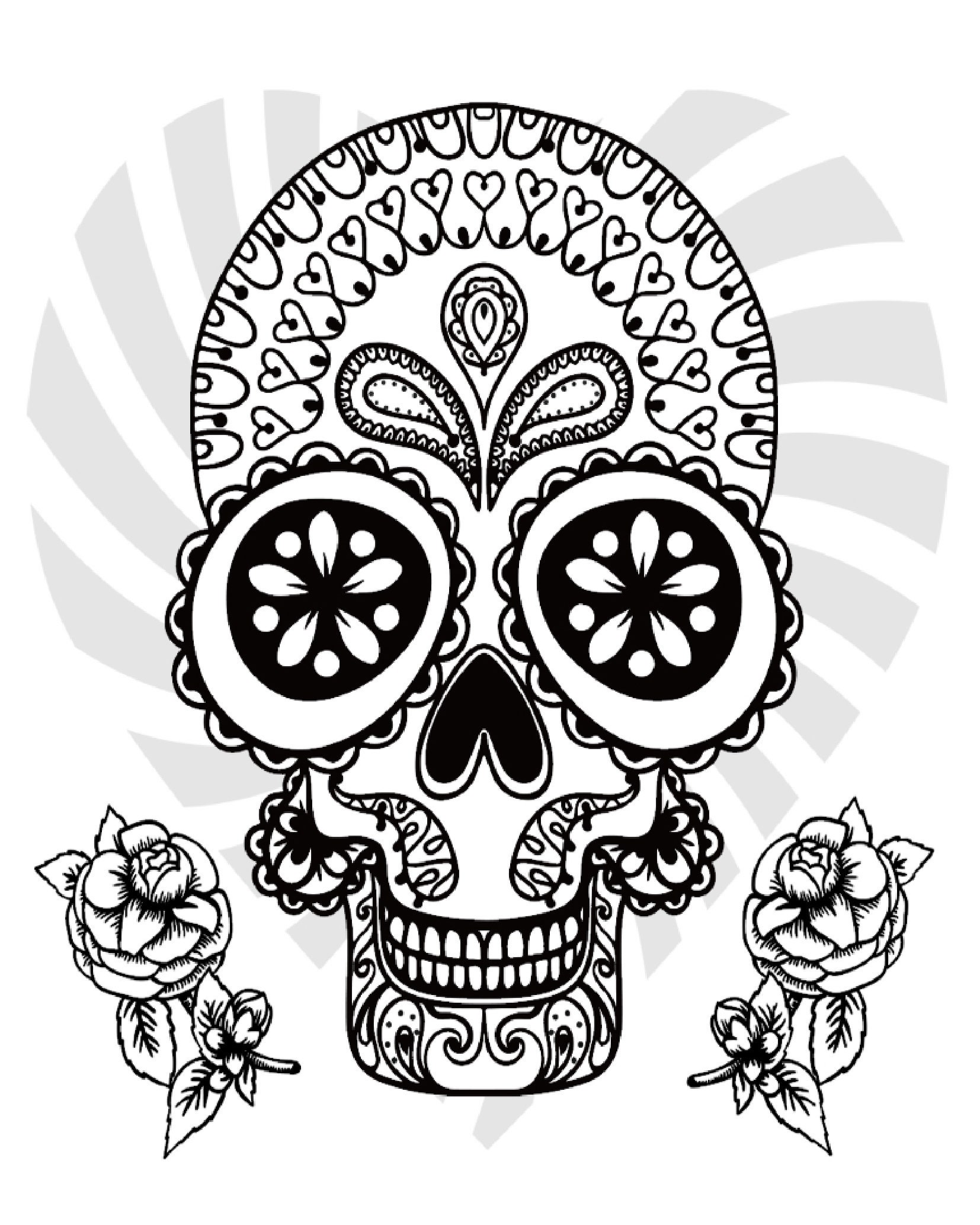 20 Sugar Skull Coloring Pages, A Fun and Creative Way to Celebrate Day ...