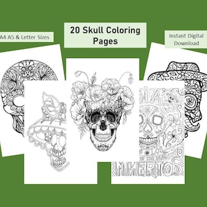 20 Sugar Skull Coloring Pages, A Fun and Creative Way to Celebrate Day ...