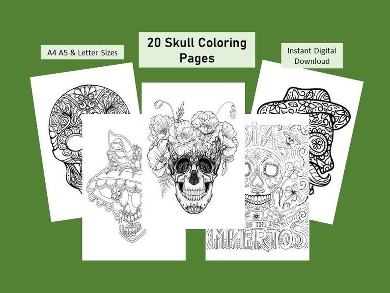 20 Sugar Skull Coloring Pages, A Fun and Creative Way to Celebrate Day ...