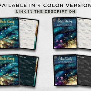 Fully Hyperlinked Digital Bible Study Notebook for Goodnotes ...